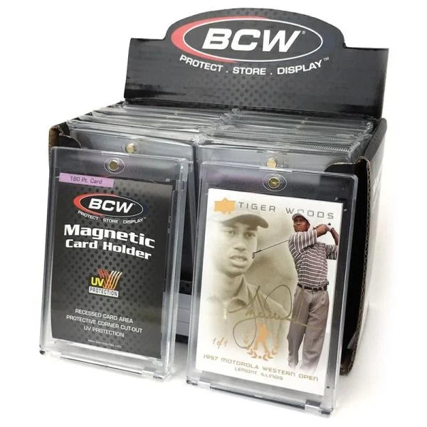 One Touch Magnetic Card Holders 180Pt - Box of 12 BCW – Overtime ...