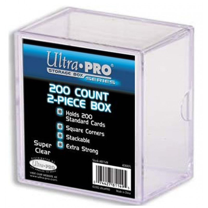 Slider 2-Piece Plastic Storage Box 200 card - ULTRA PRO – Overtime ...
